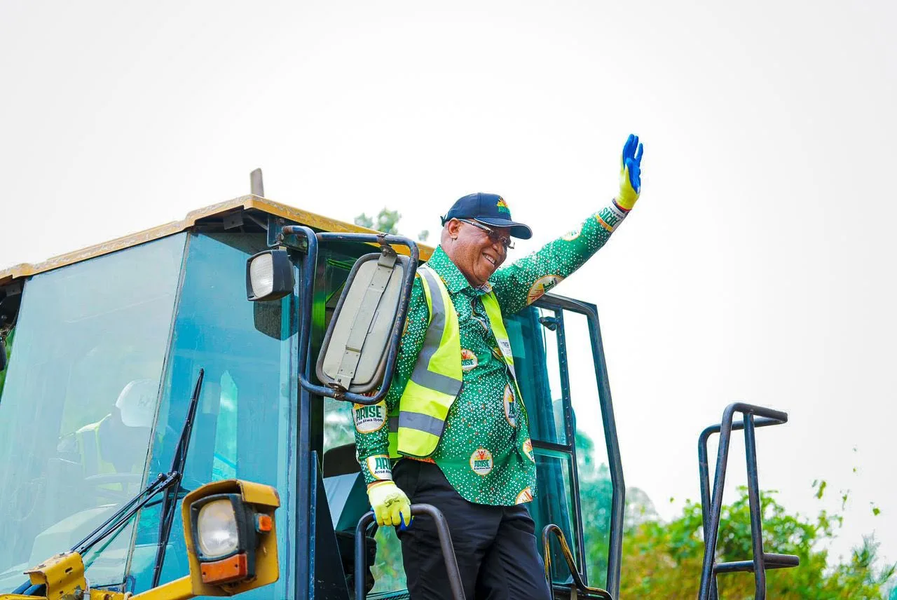 Umo Eno Flags Off Rural Road Construction Projects In 3 LGA's