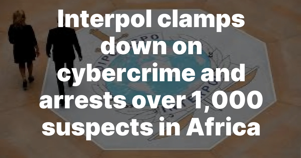 INTERPOL’s Serengeti: Over 1,000 Arrested Across Africa