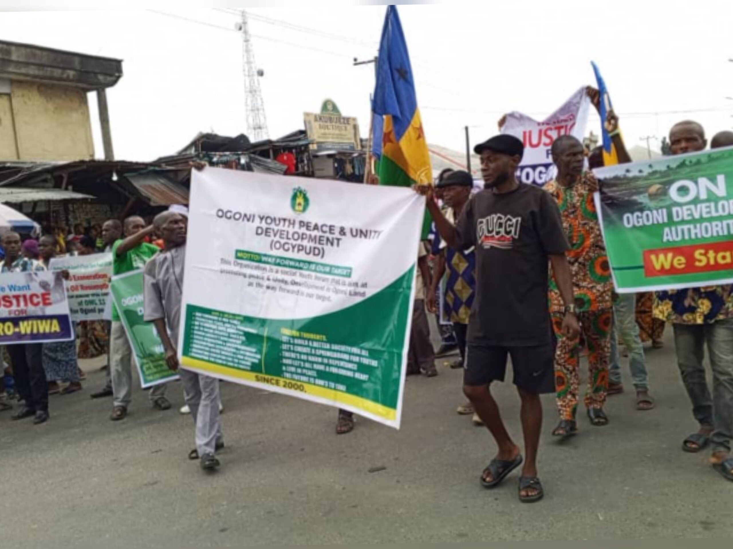 MOSOP, 31 Other Groups Protest Oil Resumption In Ogoni